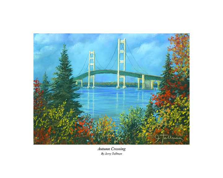 "Autumn Crossing" Tallman, Jerry – Island Breeze Of Mackinac